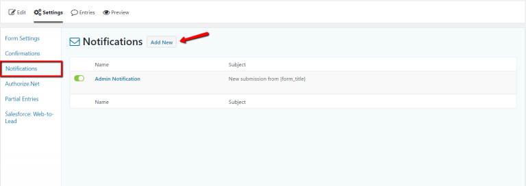 How To Update Admin Notifications In Gravity Forms