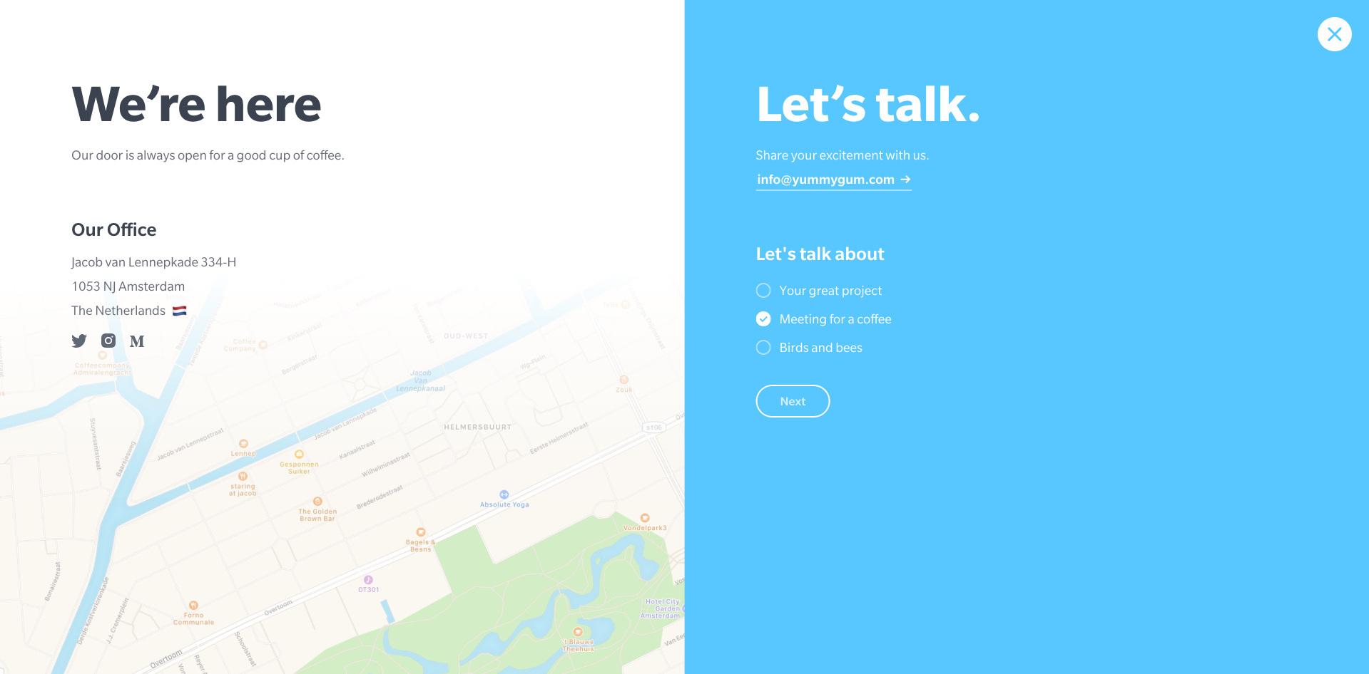 5 Effective & Creative Contact Page Designs - TheeDigital