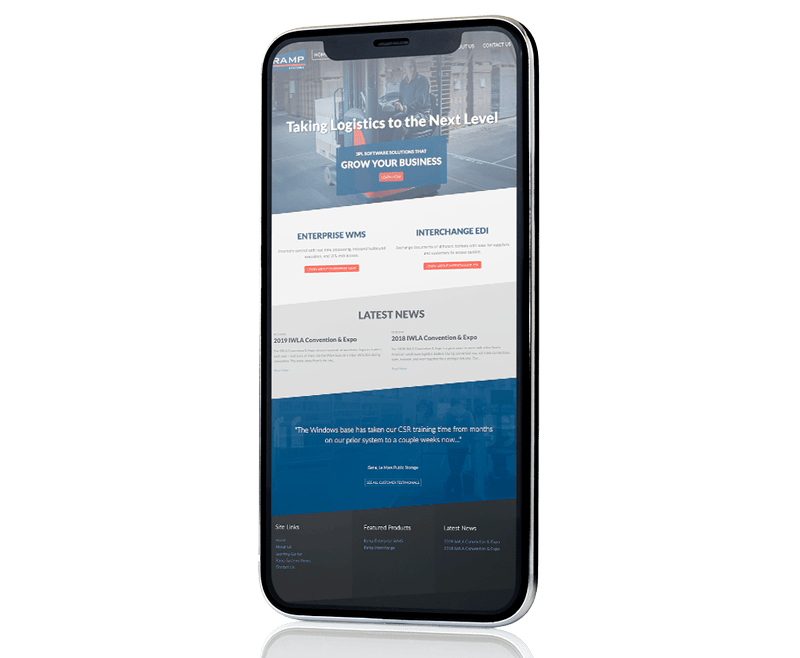 Website Design & Development for RAMP Systems, Inc.