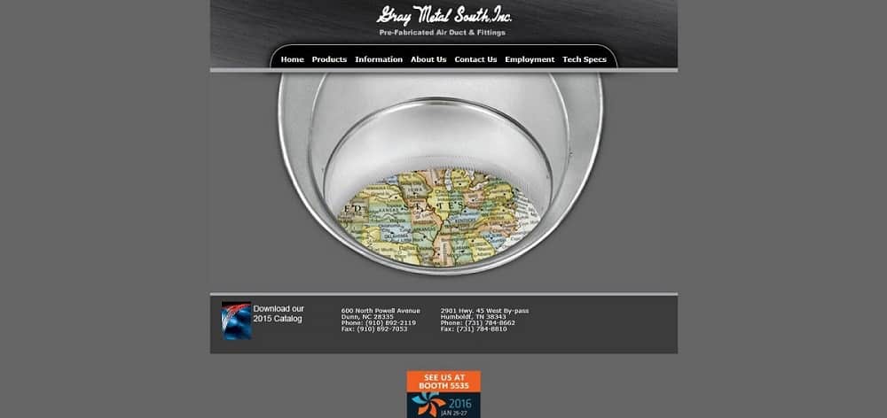 Custom Web Design for a Metal Fabrication Company