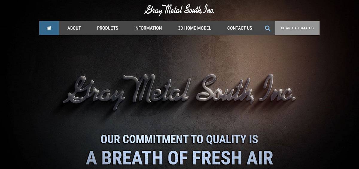 Custom Web Design for a Metal Fabrication Company