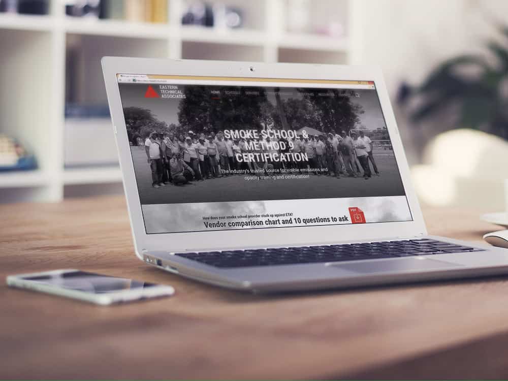 Eastern Technical Associates' WordPress Website Redesign