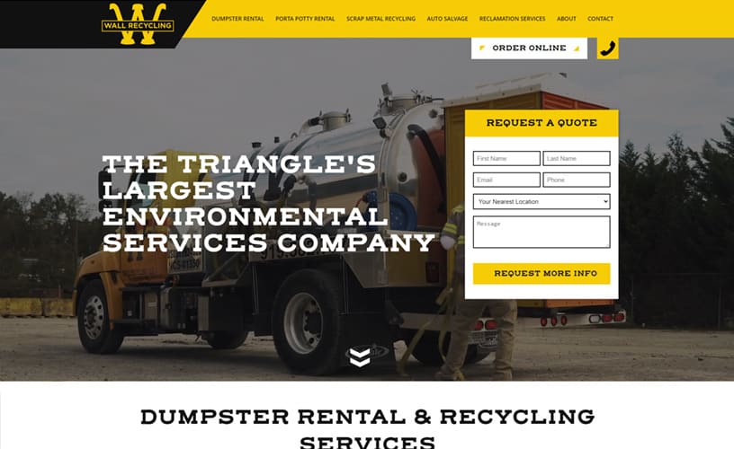 Digital Marketing Case Study for Wall Recycling | SEO & PPC