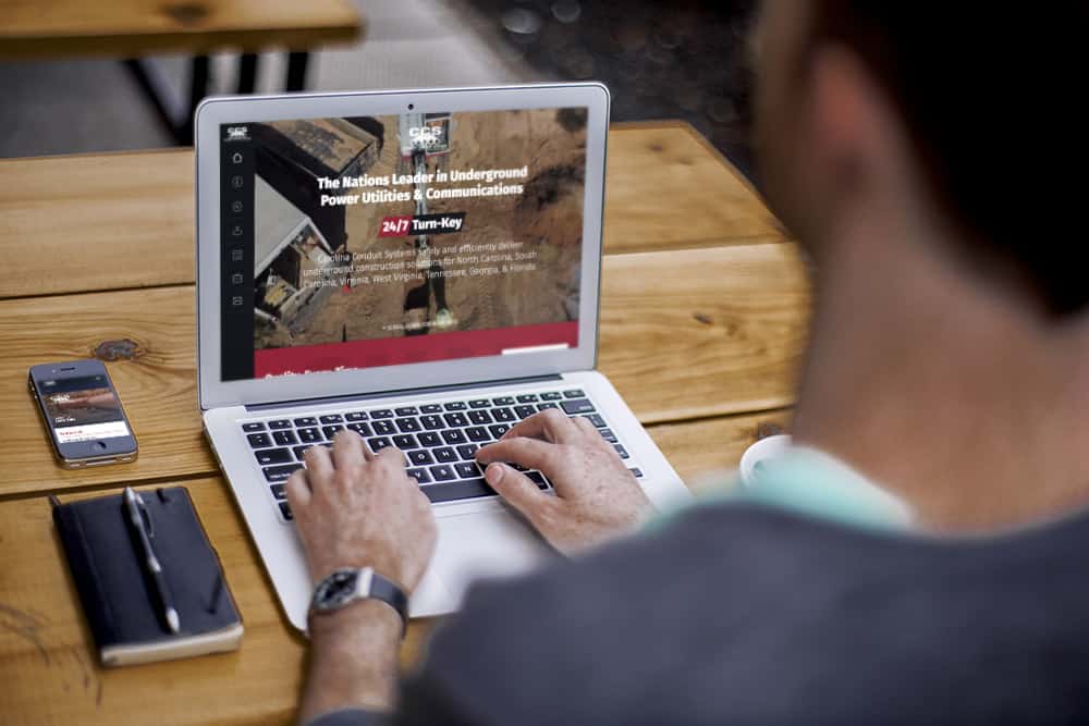 Custom Web Design for a Construction Industry Client