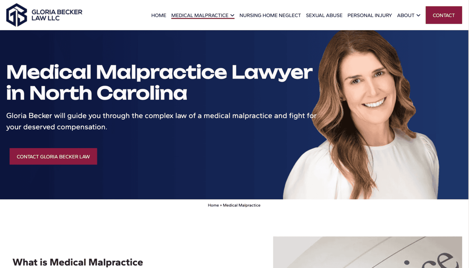 18% Increase in Organic Traffic for a Medical Malpractice Attorney